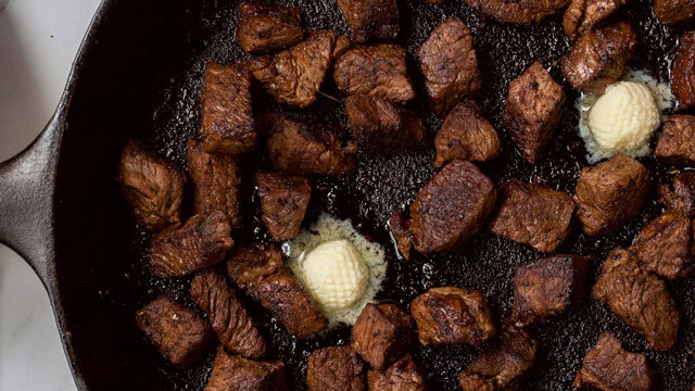 Cajun Butter Steak Tips Recipe Land Olakes